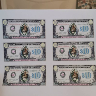 Printable Easter Bunny Money, Play Bunny Bucks, Easter Bunny Dollar ...