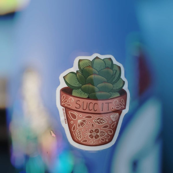 Succulent Sticker | Stickers | Succ It | Stickers | Stickers for ...