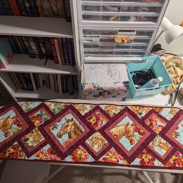 Francis Table Runner - PDF PATTERN -upgrade to Video Tutorial Available ...