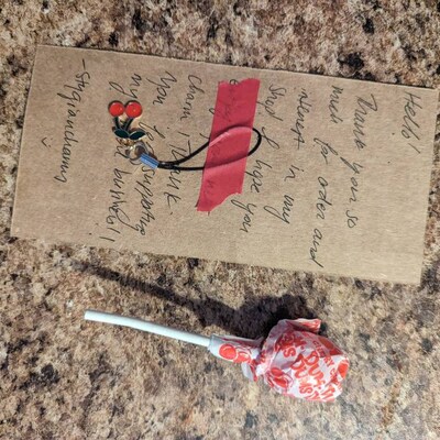 Red and Clear Beaded Cherry Phone Charm Keychain Purse Charm Accessory ...