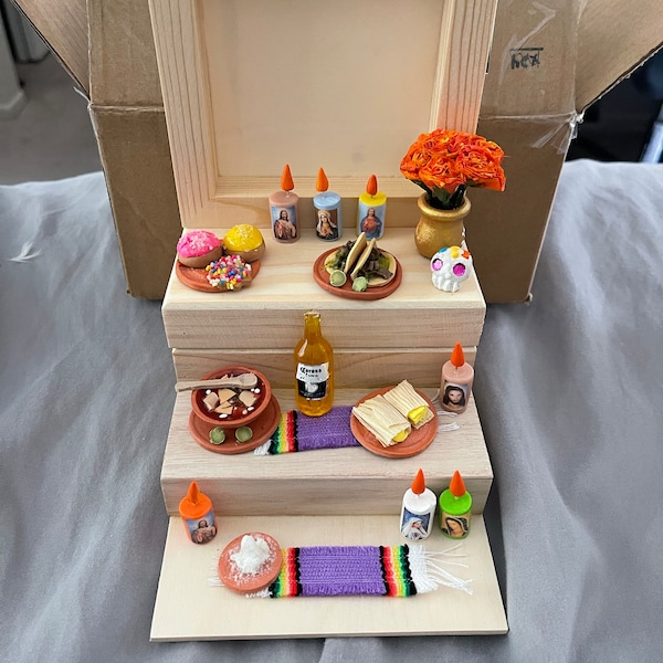 Wood Altars-day of the Dead-dia De Los Muertos-ofrenda-small Altars ...