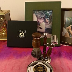 3 Edge Beard & Mushtache Clean Shave Safety Razor With Resin - Etsy UK