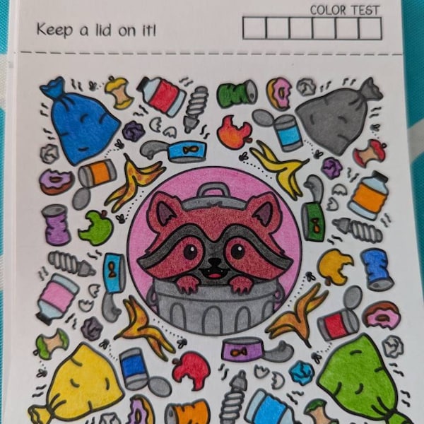 Mini Kawaii Yay, Small Squaredalas Volume 1, Coloring Book, Kawaii ...