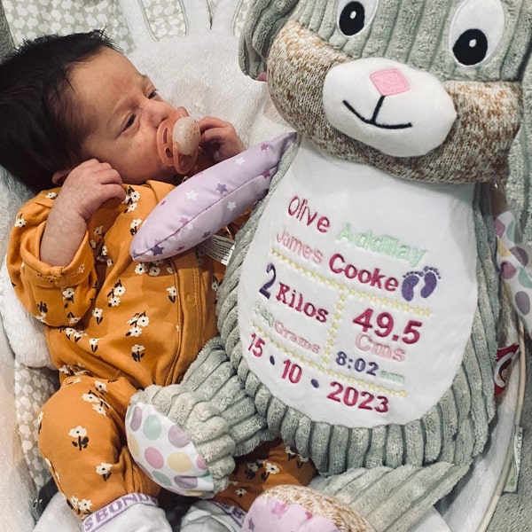 Personalised Teddy Bear, Embroidered Teddy Bear, Customised Plush Toy ...