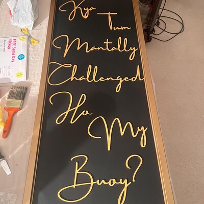 Personalized Backdrop Name Sign, Name Sign for First Birthday Party ...