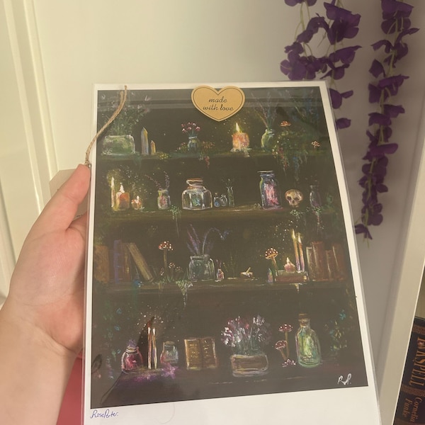 Magical Artwork - Fantasy Art Print | Witchy Whimsygoth Wall Decor ...