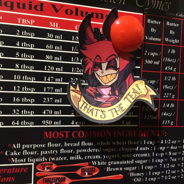 That’s the Tea! -hazbin Hotel Alastor Sticker- - Etsy
