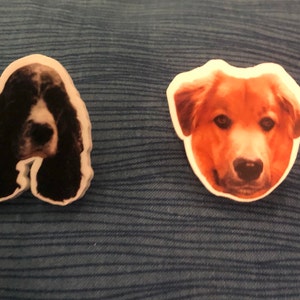 Custom Pet Pin Personalized Dog Acrylic Brooch Custom Cat Photo Jewelry ...