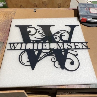 Split Regal Monogram Alphabet Letters Laser Cut Files Digital Download ...