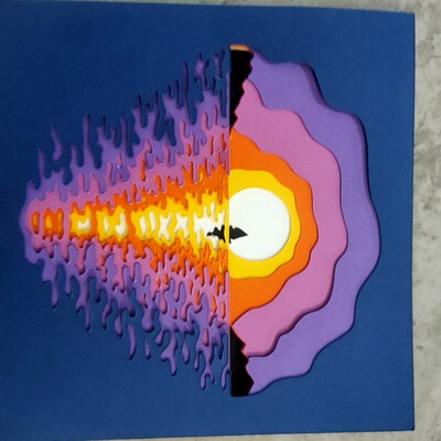 3D Beautiful Flowers Layered Paper Cut Flowers Shadow Box SVG, 3D ...