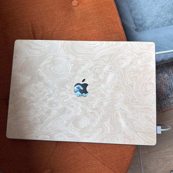 Decal Wood Real Wood Natural Oak Wood MacBook Pro 13 Case MacBook Air ...