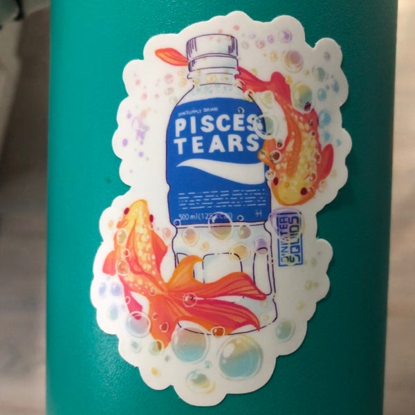 Pisces | Zodiac Stickers Waterproof | Pocari Sweat | Aesthetic Anime ...