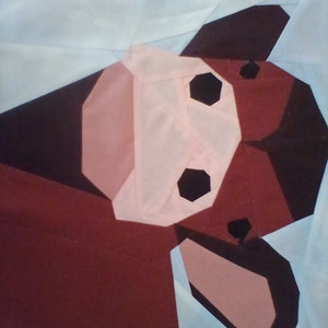 14 Pig FPP Quilt Block Pattern - Etsy