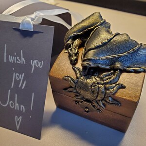 Bronze Dragon Box Wooden Wedding Box for Rings Proposal Box - Etsy