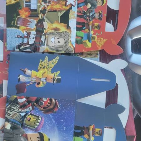 Roblox Birthday Party Favor Box, Roblox Party Supplies, Roblox Game ...