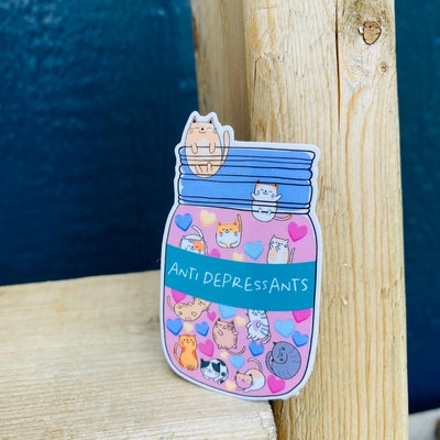 Cat Antidepressants SVG, Mental Health Matters, SVG, PNG, Sublimation ...