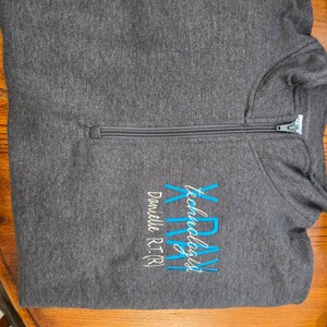 Personalized Skeleton X-ray Fleece Jacket, Radiology, Occupational ...