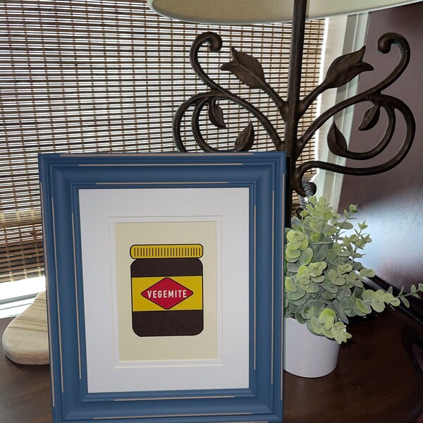 Classic Color Vegemite Jar | Vegemite Wall Art | Aussie Art - Etsy
