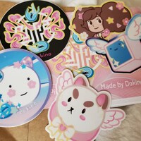 Cute Bee Puppycat Tempbot Vinyl Sticker Set Kawaii Cartoon - Etsy Canada
