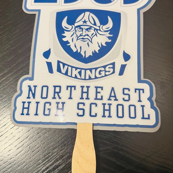 7 X 8 Custom Fans, Photo Fans, Grad/graduation Fans, Gender Reveal Fans ...