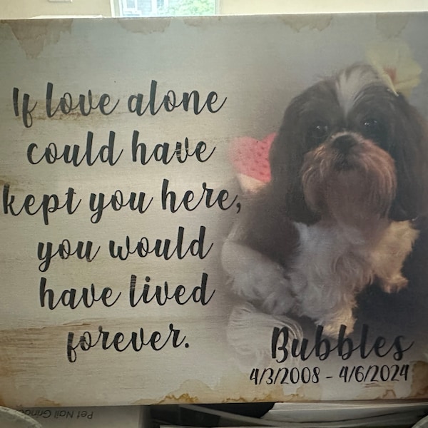 Dog Passing Away Gift Wall Decor | Dog Memorial Canvas Portrait Art ...