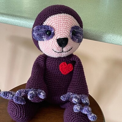 Crochet Sloth Pattern Amigurumi Sloth Pattern Sloth Plushie - Etsy