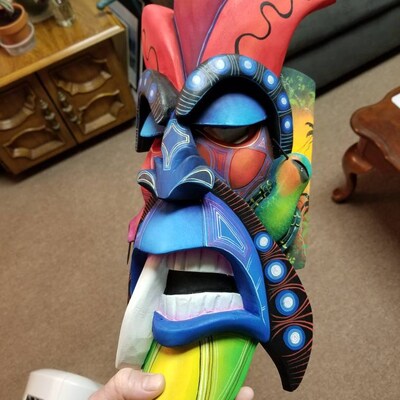 Indigenous Boruca Mask, Authentic Boruca Mask, Wooden Mask. - Etsy