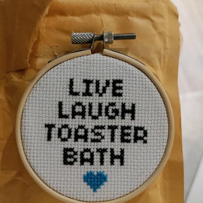 Let Me Overthink About It, Funny/rude/offensive Cross Stitch Kit - Etsy UK