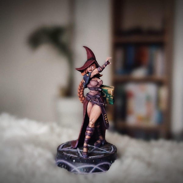 Elf Druid Miniature Wild Mage Mini Dungeons and Dragons Mini RPG ...