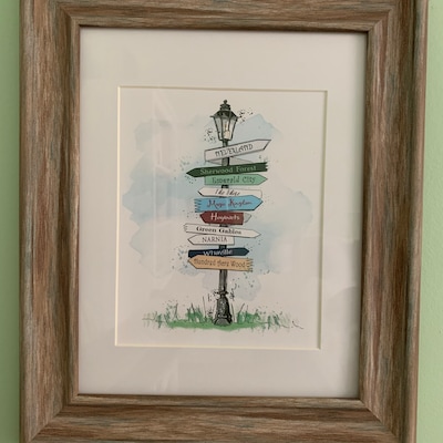 Fantasy Sign Illustration, Art, Fine Art, Wall Art Print, Poster ...