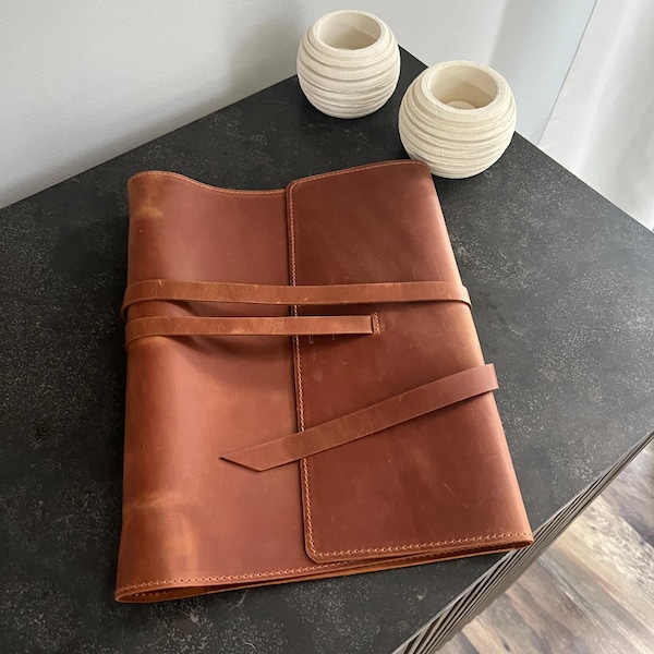 Leather Binder,binder Cover, 3 Ring Binder, A4 Binder, Leather 3 Ring ...