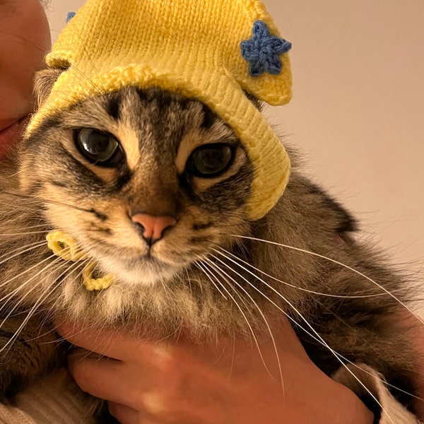 Wizard Cat Hat, Wizard Hat for Cat, Wizard Hat for Cats, Costume for ...