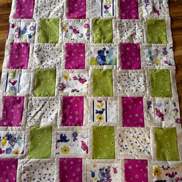 Bird's Buddies Birds & Flowers Designed by Susybee for Clothworks, Baby ...