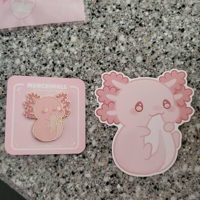 Cute Cow Munchimal Kawaii Animal Large Gloss Vinyl Notebook Laptop ...