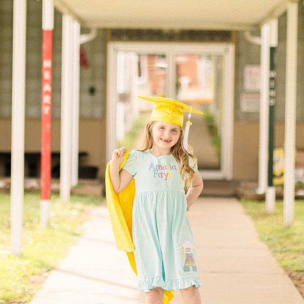 Kindergarten Graduation Dress, Girls Graduation Dress, Toddler Girls ...