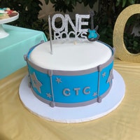 One Rocks Cake Topper / Guitar Cake Topper / Rock Party / Rock N Roll ...
