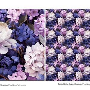 Abstract Floral Design Digital Paper, 6 Patterns, Instant Download ...