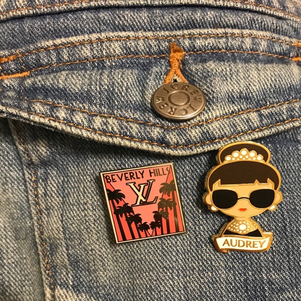 Audrey Hepburn Enamel Pin Brooch Bestseller - Etsy UK