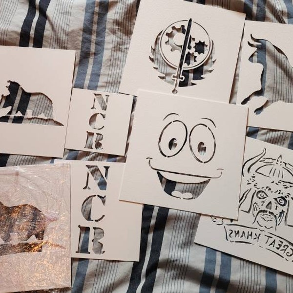 Fallout Corporations Stencil Bundle 2 - Etsy