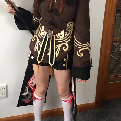 Hu Tao Genshin Impact Cosplay Sewing Pattern, Hu Tao Costume, Genshin ...