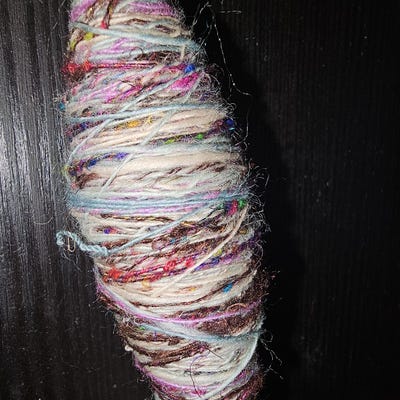 ROVING Beachfront, Sand and Sea Merino Sari Silk Roving, Ocean Spinning ...