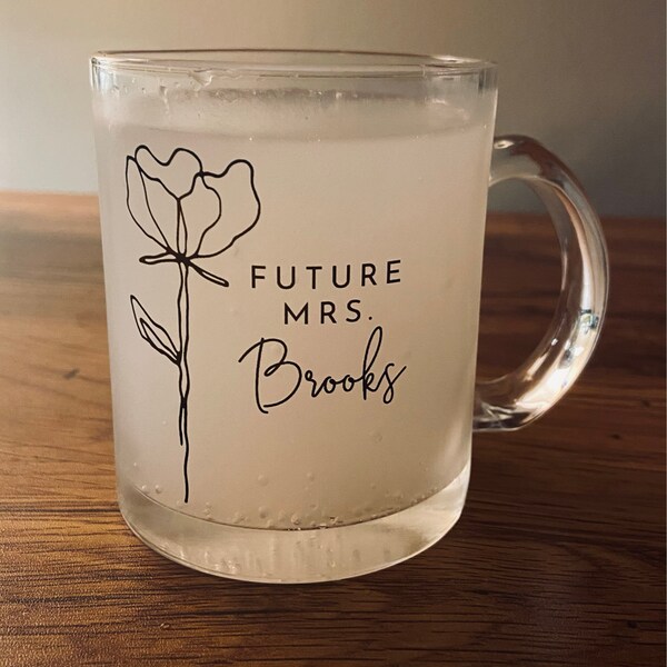 Future Mrs Mug Personalized Future Mrs Mug Gift Bride Mug Engagement ...