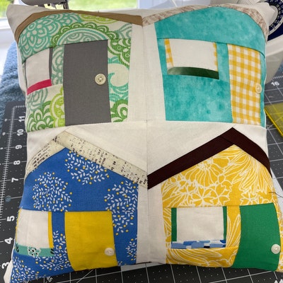 Tiny House Foundation Paper Piecing FPP Pattern Easy and Modern Quilt ...