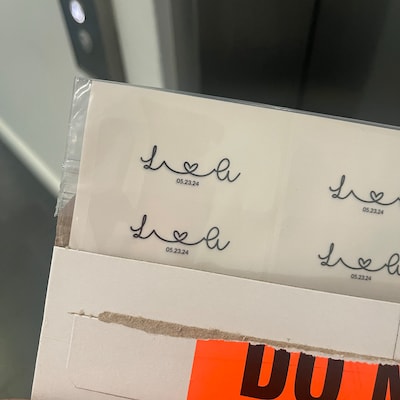 30 Personalized Bubble Labels for Bubble Wands, Custom Printed, Labels ...