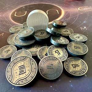 SOLARI V2 Acrylic Token Set compatible With Dune Imperium - Etsy