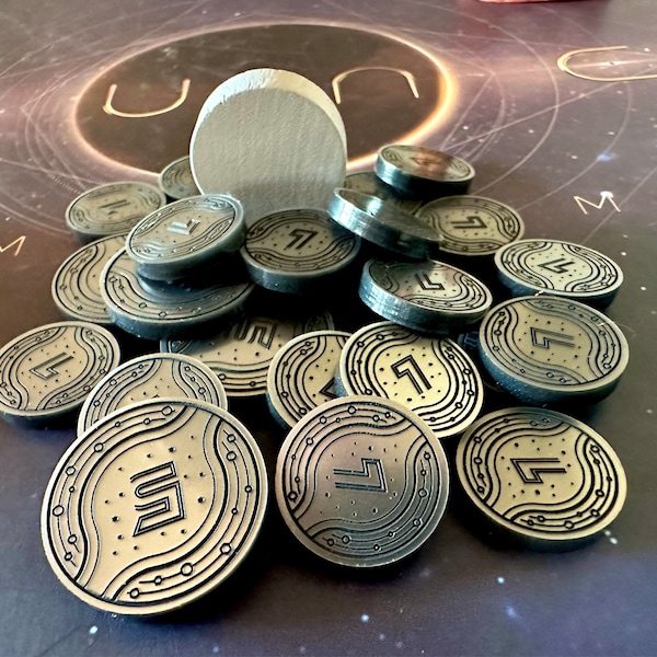 SOLARI V2 Acrylic Token Set (compatible With Dune Imperium) - Etsy