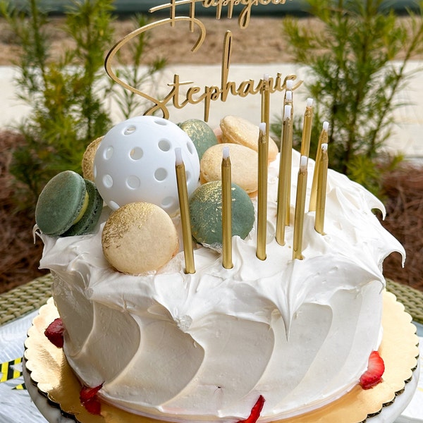 Personalized Birthday Cake Topper Name & Age, Masculine Boy Man, Custom ...