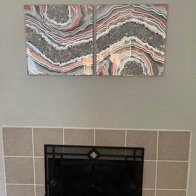 Geode Resin Wall Art, Geode Wall Art, Geode Resin Art, Resin Art, Wall ...