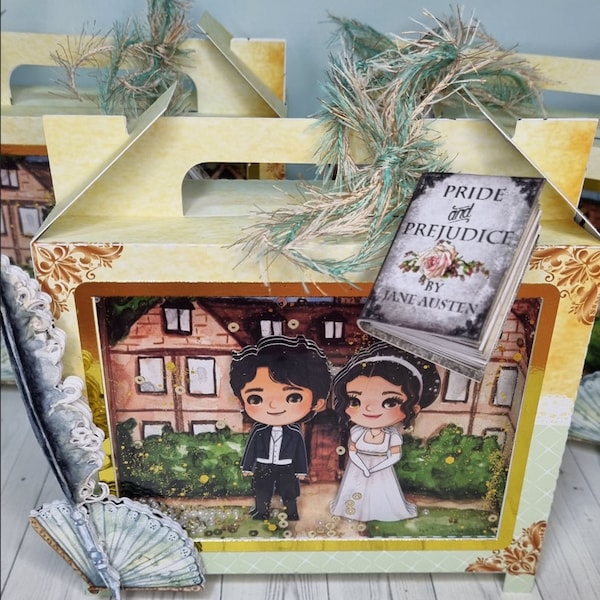 Jane Austen, Mini Books, Pride and Prejudice, Miniature, Junk Journal ...