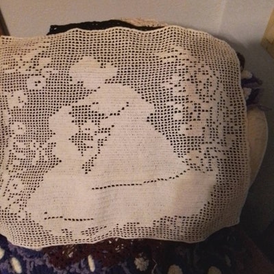 PDF Filet Crochet Runner Autumn Leaves Pattern, Home Decor for ...